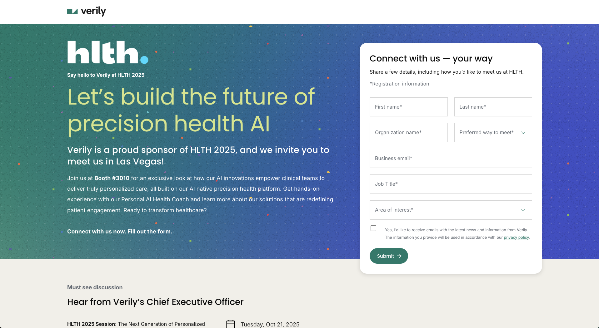 Verily at HLTH 2025